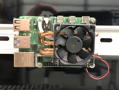 Raspberry Pi Horizontal Mount For DIN Rails By Michael Whitley Download Free STL Model