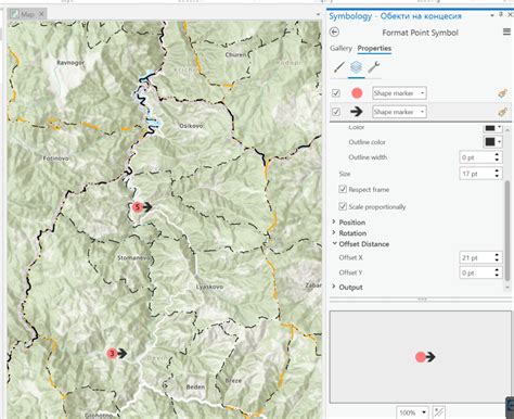 Solved Center Label On Point With Offset Symbol Layers Esri Community