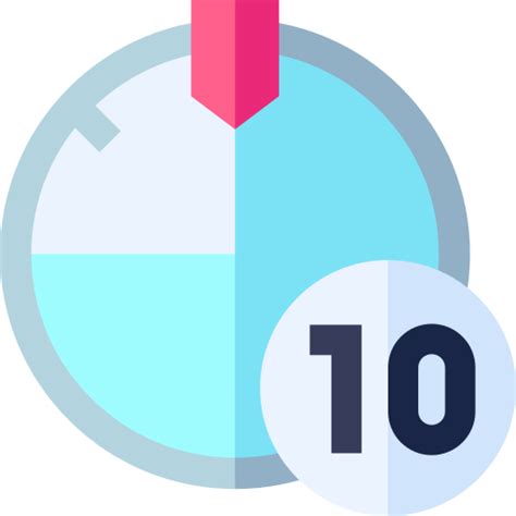 Timer Basic Straight Flat Icon