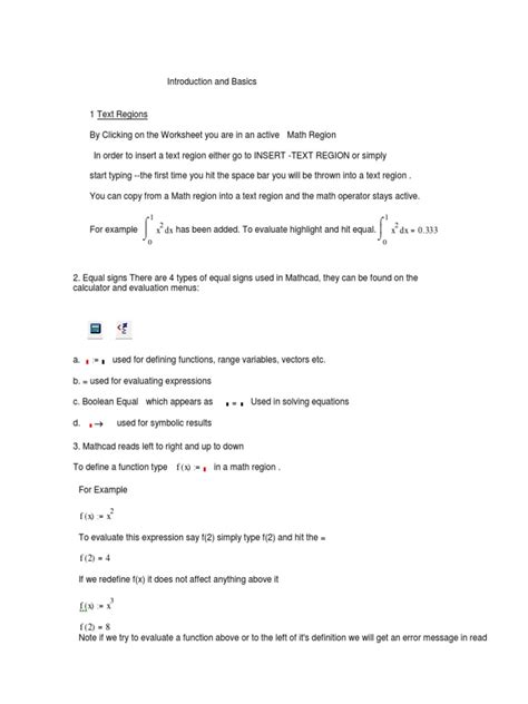 Using Mathcad To Plot Graph1 Pdf Pdf Derivative Function Mathematics