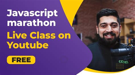 Javascript Marathon Live Classes On Youtube YouTube