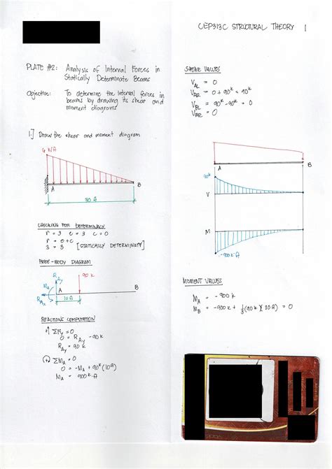 Solution Structural Theory 1 Analysis Of Internal Forces In Statically