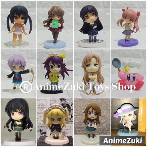 Authentic Assorted Anime Girls Chibi Figure Per Piece Shopee Philippines