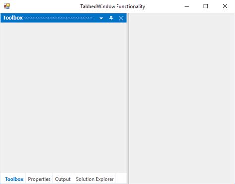 Tabbed Window In Windows Forms Docking Manager Control Syncfusion®