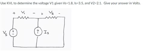 solved use kcl to determine the current 11 given is 8 and