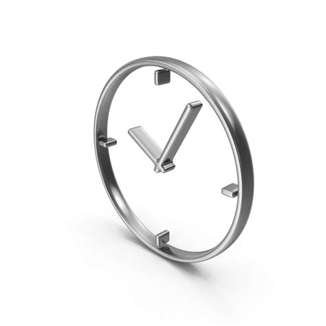 Silver Clock Symbol Png Images And Psds For Download Pixelsquid S117378562