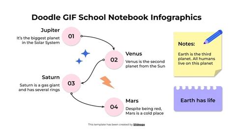 Doodle GIF Babe Notebook Infographics Presentation