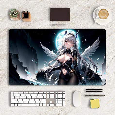 Anime Girl Playmat Mtg Playmat Anime Waifu Tcg Playmat Desk Mat