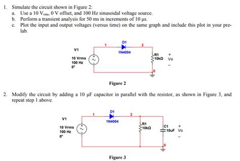 simulate the circuit shown in figure 2 a use a 10