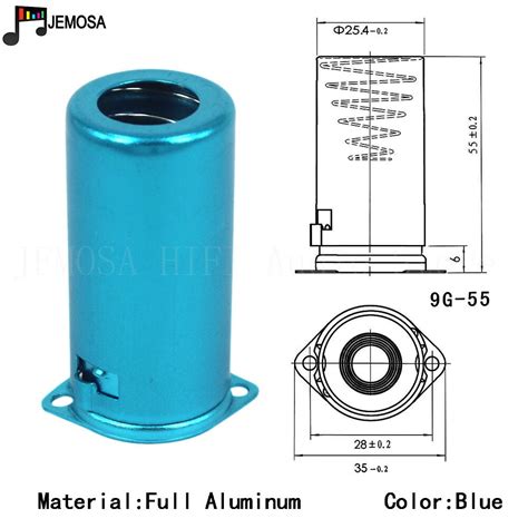 10pcs Full Aluminum Tube Socket Shielding Cover Fo Vicedeal