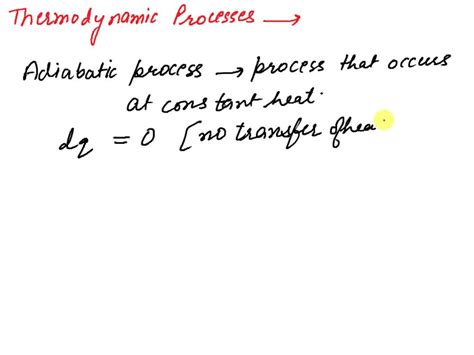 Solved What Is Difference Between Adiabatic And Isothermal Process