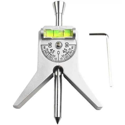 Adjustable Dial Bubble Protractor For Efficient Centering Measurements