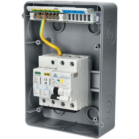 Wced Wprc32bsp Ip65 Type A 32a B Curve Rcbo Ev Unit Surge Protection Replenishh
