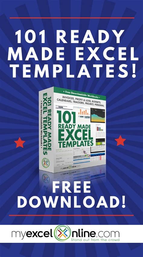 101 Free Excel Templates Myexcelonline Excel Templates Excel