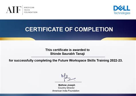 Saurabh Shinde On Linkedin Thankyou Delltechnologies Skillsdevelopment