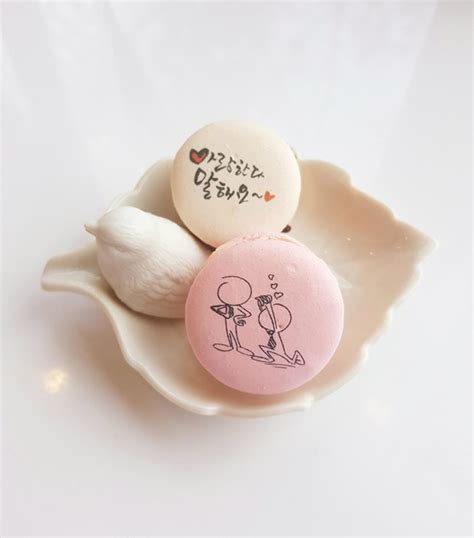로고마카롱 특별한문구 케이크and컵케이크