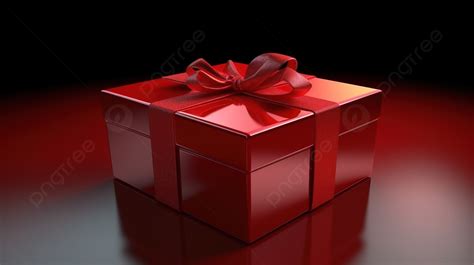 3d 렌더링의 빨간색 선물 상자 선물 상자 리본 상자 현재 배경 일러스트 및 사진 무료 다운로드 Pngtree