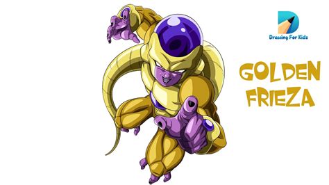 Super Easy Golden Frieza Drawing 💛 How To Draw Dragon Ball Super