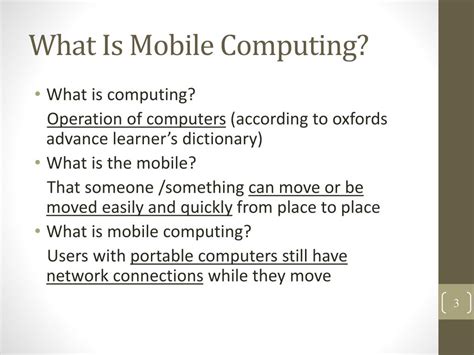 PPT Mobile Computing PowerPoint Presentation Free Download ID 4550916
