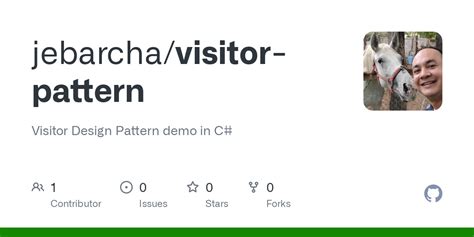 GitHub Jebarcha Visitor Pattern Visitor Design Pattern Demo In C