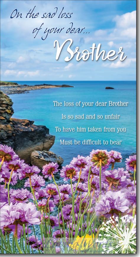 Funeral Card Messages For Brother Free Printable