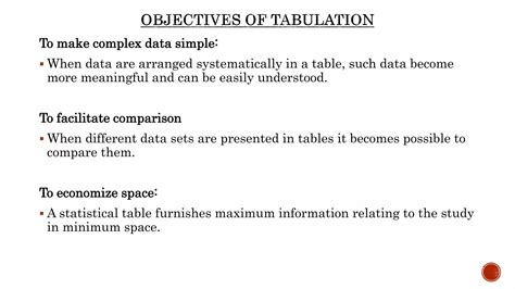 Tabulation Of Data Development Of Research Instrument Tool And Analysis Pptx