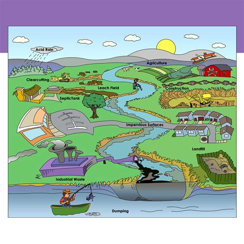 Pollution Sources Clipart Point And Nonpoint Sources Science Clip Art Made By Teachers