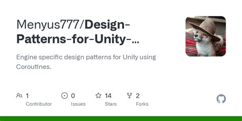 Github Menyus777design Patterns For Unity Using Coroutines Engine