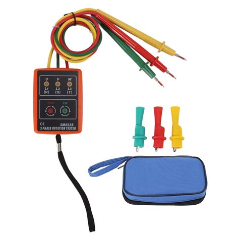 Three Phase Sequence Meter 60v‑600v Ac Phase Rotation Tester Detector With Led Indicator Circuit