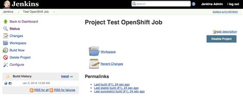 Creating A Jenkins Cluster In OpenShift