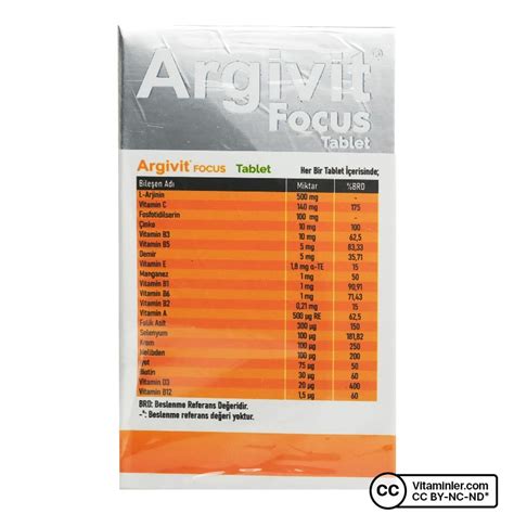 Argivit Focus 30 Tablet - Multivitaminler