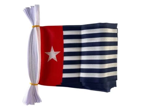 West Papua Flag Bunting Custom Flag Australia