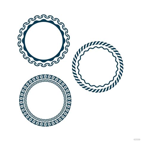 Border Circle Vector In EPS PNG SVG Illustrator Download Template Net