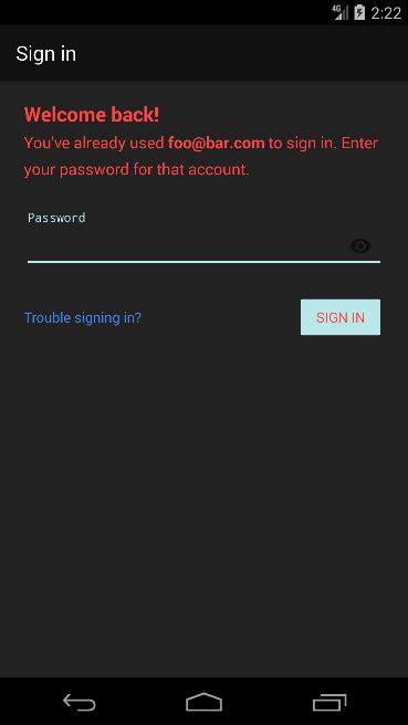 java different text color for button and page text in firebaseui