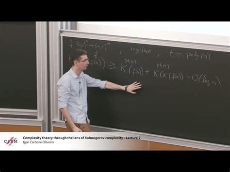 Free Video Complexity Theory Through The Lens Of Kolmogorov Complexity