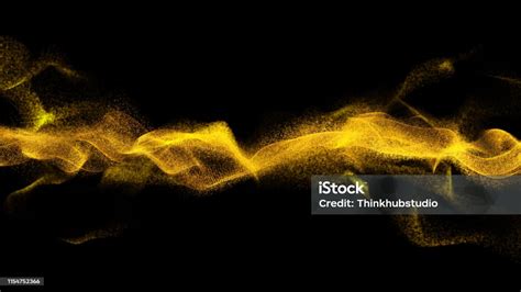 공간 배경 무대 쇼 프리 젠 테이 션 화면 프로젝터를 위한 3d 렌더링에서 럭셔리 황금 반짝이 빛나는 파도 흐름 빛 0명에 대한 스톡 사진 및 기타 이미지 Istock