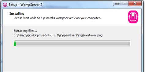 desarrollo web instalación del wampserver jascrip