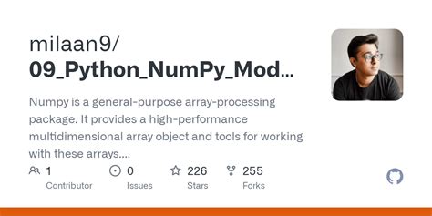 Python Numpy Module Python Numpy Ipynb At Main Milaan Python Numpy Module Github