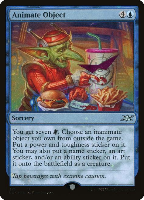 Animate Object · Unfinity Unf 319 · Scryfall Magic The Gathering Search