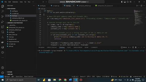 hammad nasir on linkedin webscraping python selenium