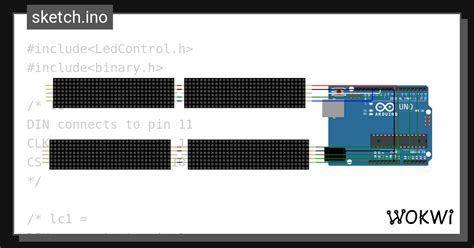 SK LED Ledcontrol Wokwi ESP32 STM32 Arduino Simulator