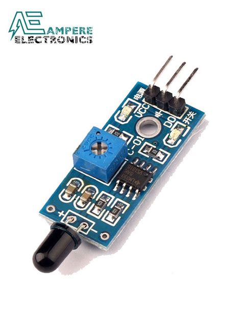IR Infrared Flame Sensor Module Ampere Electronics