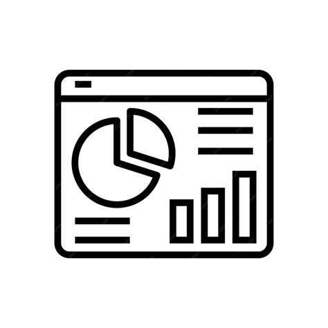 Premium Vector Data Visualization Vector Icon