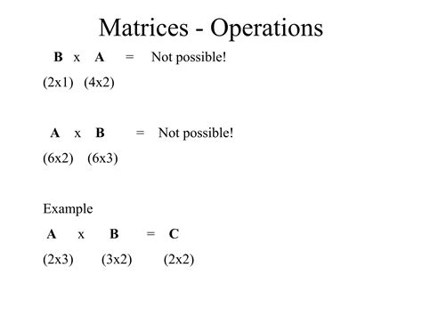 Matrices Basics Determinant Inverse Eigenvalues Linear Equations