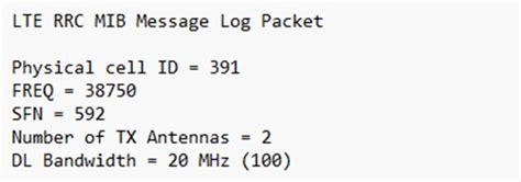 Mib Master Information Block In Lte Techlteworld