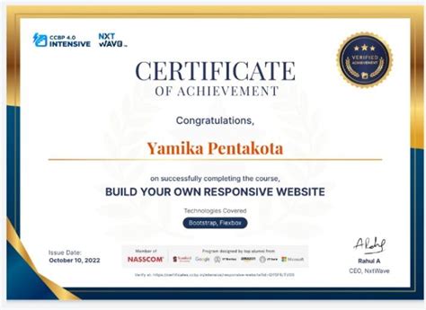Yamika Yami On Linkedin Nxtwave Ccbpintensive Html5 Htmlcss Css3