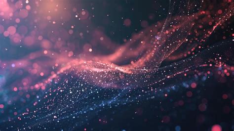 Premium Photo Technology Particles Background Showcasing A Futuristic