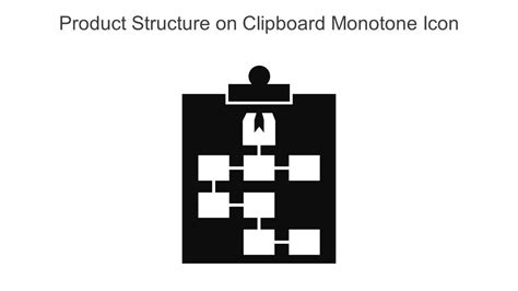 Product Structure On Clipboard Monotone Icon In Powerpoint Pptx Png And