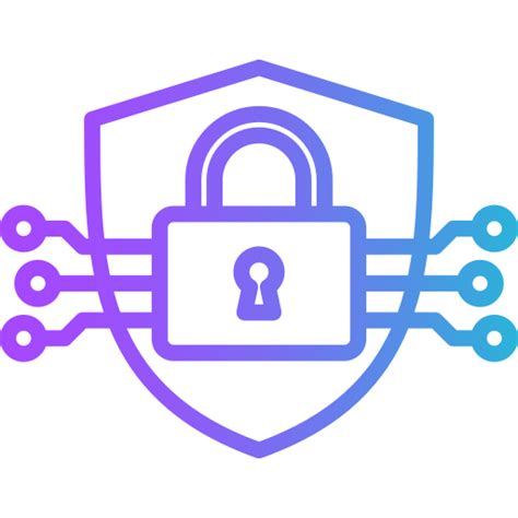 encryption generic gradient outline icon