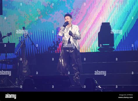 Taipei China December 7 2024 Chinese Taiwanese Male Singer Xiao